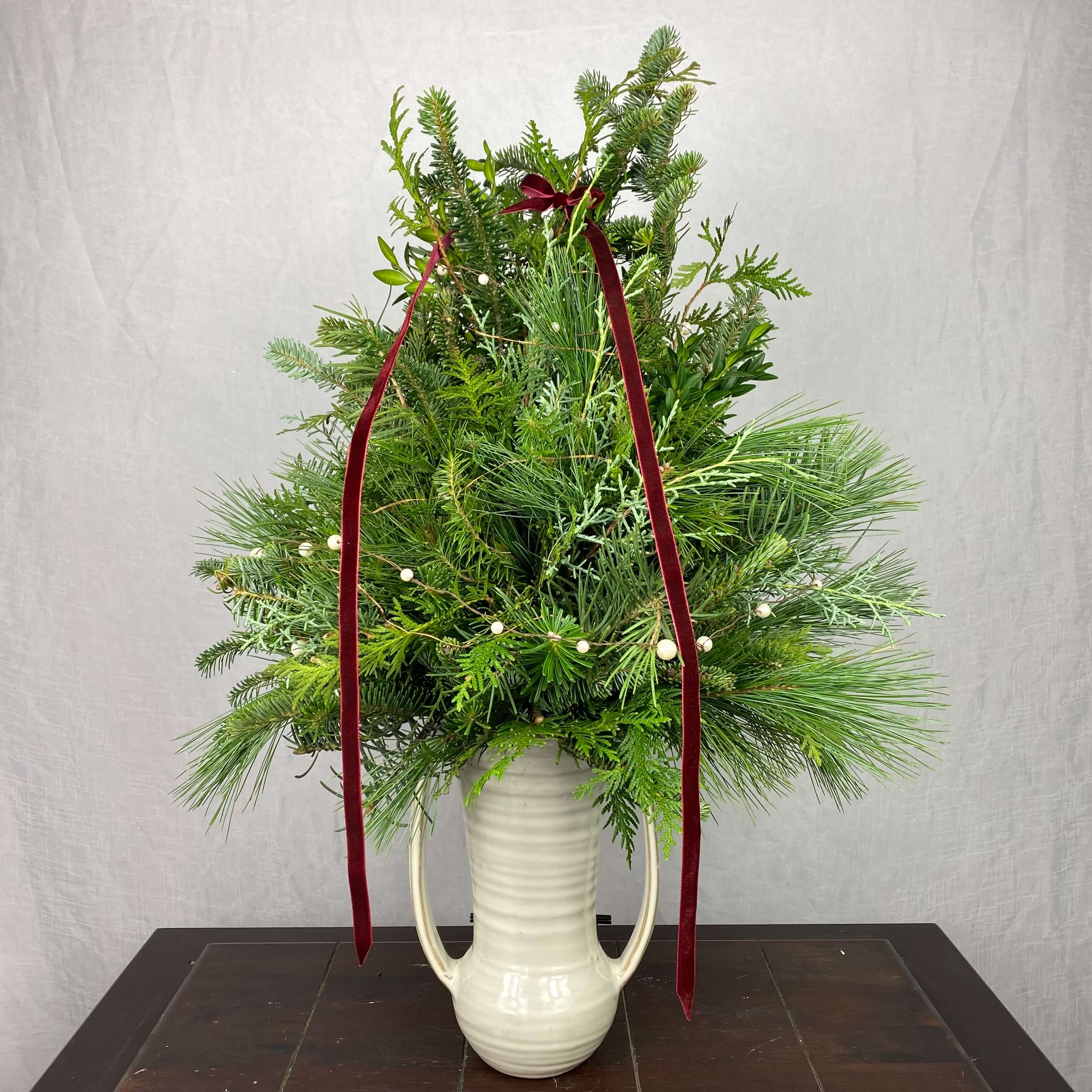 Solstice Boxwood Tree Arrangement :: Flowers By Nature
